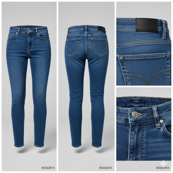 Women’s Denim Pants (Blue) - Fair Fusion Int.